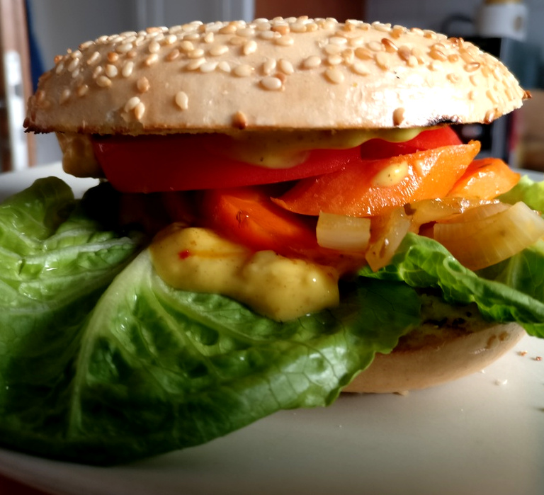 Möhren-Curry-Bagel - arne-grillt.de | Leckere Kost vom Rost